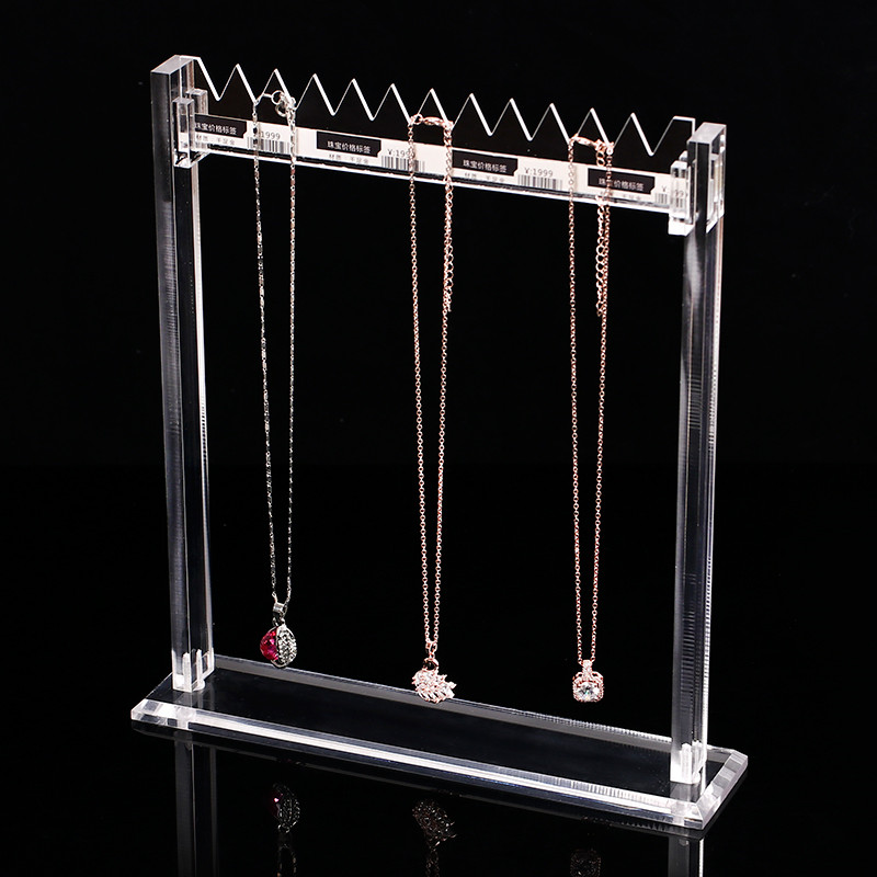 AJW019 Customized Transparent Acrylic Necklace Display Stand - Ai wen ...